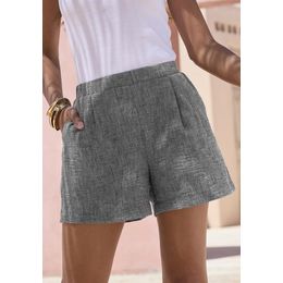 Buffalo Webshorts 'aus luftig-leichter Webware' grau Gr. 42 f&uuml;r Damen. Figurumspielend. Nachhaltig.