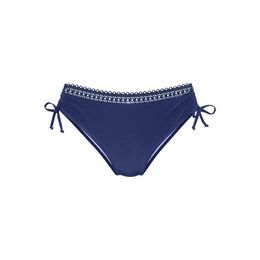 s.Oliver Bikini-Hose 'Aiko' blau Gr. 36. Mit H&auml;kelkante