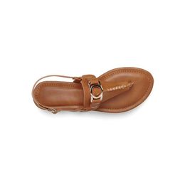 VIVANCE BY LASCANA Zehentrenner 'Sommerschuh,' camelfarben Gr. 37 f&uuml;r Damen