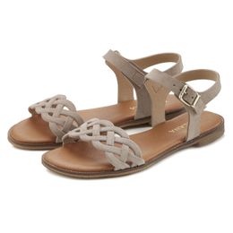Lascana Sandale 'Sommerschuh' beige Gr. 42 f&uuml;r Damen
