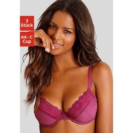 PETITE FLEUR BY LASCANA Push-up-BH pink Gr. 70C. Mit B&uuml;gel