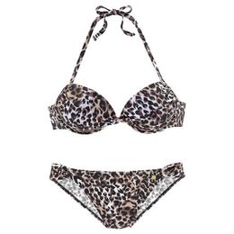 Lascana Set: Push-Up-Bikini 'Raubi' mehrfarbig Gr. 32 Cup A. Mit B&uuml;gel