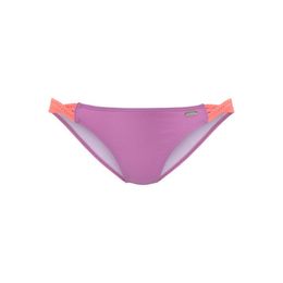 Venice Beach Bikini-Hose 'Anna' lila Gr. 40. Mit Flechtdetails