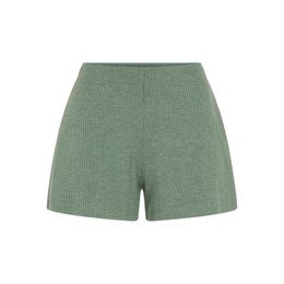 Copenhagen Studios Pyjamashorts gr&uuml;n Gr. 44/46 f&uuml;r Damen. Loose Fit. Nachhaltig.