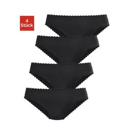 Petite Fleur Jazz-Pants Slips schwarz Gr. 40 f&uuml;r Damen. K&ouml;rpernah