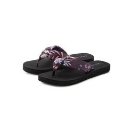 Lascana Badezehentrenner 'Sandale, Badeschuh, Pantolette, Badelatsche, Flip Flop, Sommerschuh,' mehrfarbig Gr. 36 f&uuml;r Damen. Mit Print