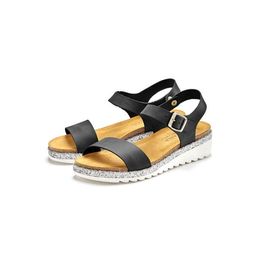 Lascana Riemchensandalette schwarz Gr. 38 f&uuml;r Damen