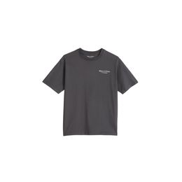 Marc O'Polo T-Shirt MARC O'POLO "mit Logo-R&uuml;ckenprint", Jungen, Gr. 140, broken graphit, Obermaterial: 100% Baumwolle, unifarben, regular fit, Rundhals, normaler Saum, Shirts T-Shirt
