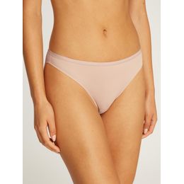 Slip "BIKINI", Damen, Gr. M (38), beige (cedar), Obermaterial: 79% Polyamid, 21% Elasthan, Calvin Klein Underwear, unifarben, k&ouml;rpernah, Unterhosen Slip, im nahtlosen Look