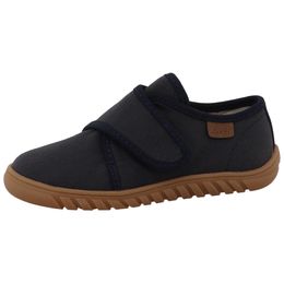 Barfu&szlig;schuh Lurchi "Bibu Barefoot", Jungen, Gr. 33, navy, Textil, Schuhe Barfu&szlig;schuh, Klettschuh, Hausschuh mit Label, Gr&ouml;&szlig;enschablone zum Download