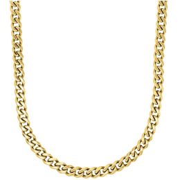 Panzerkette Amor "2037317" Gr. 50, gold (gelbgoldfarben), Halsketten, Damen, 50, Edelstahl, B: 2,4mm, Panzerkette, B:2,4mm