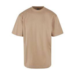 T-Shirt Urban Classics "Urban Classics Herren Tall Tee", Jungen, Gr. 6XL, beige (unionbeige), 100% Baumwolle, unifarben, oversize, Rundhals, Shirts T-Shirt