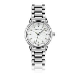 Quarzuhr ISABELLA FORD "FF6-B058S", silber, Armbanduhren, Damen, Quarzuhr