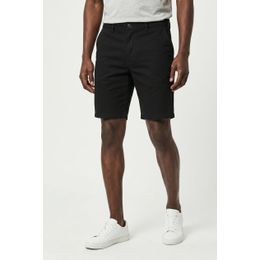 Jack & Jones Chinohose JACK & JONES "JPSTMARCO DYLAN CHINO SHORTS", Herren, Gr. L, N-Gr, schwarz, Web, Obermaterial: 98% Baumwolle, 2% Elasthan, unifarben, regular fit knielang, Hosen Chinohose