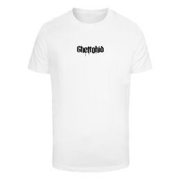 T-Shirt MisterTee "MisterTee Herren Ghettokid Tee", Jungen, Gr. L, wei&szlig;, 100% Baumwolle, bedruckt, normal, Rundhals, Shirts T-Shirt