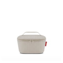K&uuml;hltasche Reisenthel "coolerbag S pocket", herringbone sand, B:22,5cm H:12cm T:18,5cm, K&uuml;hlboxen, dicke Isolierung, Dicht schlie&szlig;ender Deckel mit 2-Wege-Rei&szlig;verschluss