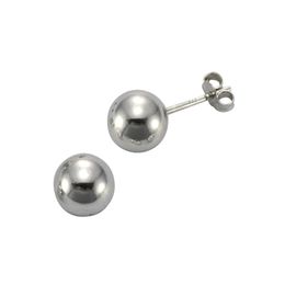 Paar Ohrstecker Firetti "Schmuck Geschenk Silber 925 Ohrschmuck Kugel" Gr. 4, silber (silberfarben), Ohrringe, Damen, 4, Silber 925 (Sterlingsilber)