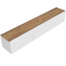 Mid.you Lowboard, Wei&szlig;, Kiefer, Holzwerkstoff, 150x30x32 cm, h&auml;ngend, Wohnzimmer, Wohnzimmer-Sets & Serien, Lowboards, Lowboards h&auml;ngend