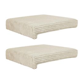 Klemmkissen, beige, Textil, F&uuml;llung: Schaumstoff, 35x38x40 cm, Wohntextilien, Kissen, Sitzkissen