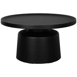 Xora Couchtisch, Schwarz, Metall, rund, rund, 69x37.5x69 cm, einfacher Aufbau, Wohnzimmer, Wohnzimmertische, Couchtische