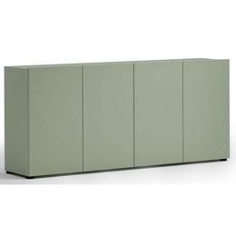 Sideboard Mister, Gr&uuml;n, Kunststoff, 2 F&auml;cher, 180x79x38 cm, Typenauswahl, Beim&ouml;bel erh&auml;ltlich, stehend, Wohnzimmer, Kommoden & Sideboards, Sideboards