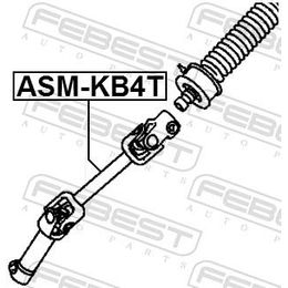 FEBEST Lenkwelle asmkb4t f&uuml;r MITSUBISHI