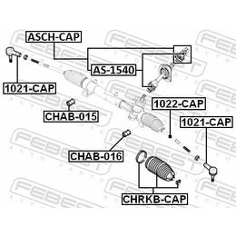 FEBEST Lenkwelle aschcap f&uuml;r Opel GM
