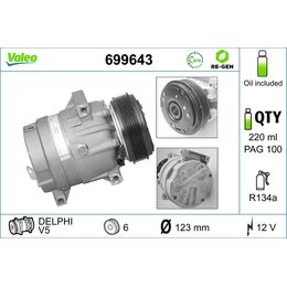 Valeo Kompressor, Klimaanlage AUSTAUSCHTEIL 699643 f&uuml;r Opel Vaughall NISSAN RENAULT TRUCKS