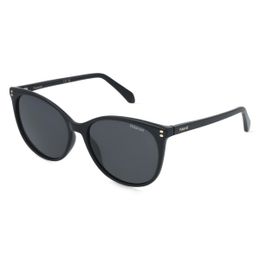 Polaroid PLD 4200/S/X | Damen-Sonnenbrille | Fassung: Vollrand, Cat Eye, Acetat, Schwarz | Glasfarbe: Grau