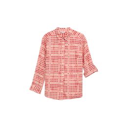 Tom Tailor Damen Plus Size - Bluse mit Muster, rot, Kariert, Gr. 48