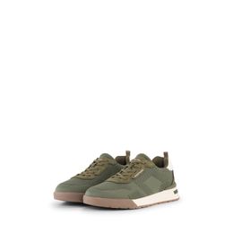 Tom Tailor Herren Sneaker mit Mesh, gr&uuml;n, Uni, Gr. 40