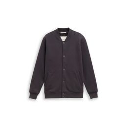 Tom Tailor Jungen College Sweatjacke, grau, Uni, Gr. 164