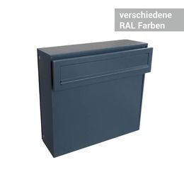 A-050 Durchwurfbriefkasten in RAL Farben f&uuml;r Zaun&Tor