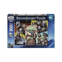 Ravensburger Kinderpuzzle Star Wars - The Mandalorian & Grogu 100 Teile
