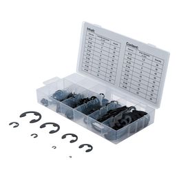BGS-technic BGS Technic E-Sicherungsring-Sortiment 1,5 - 22 mm 300-tlg. aus Metall f&uuml;r Wellen mit verschiedenen Durchmessern, 8039)