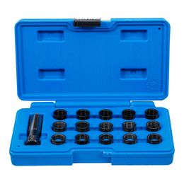 BGS-technic BGS technic Reparatursatz f&uuml;r Z&uuml;ndkerzengewinde M14 x 1,25 mm 16 teilig aus Stahl mit Werkzeugen und Koffer f&uuml;r Z&uuml;ndkerzengewinde, 149)