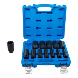 BGS-technic BGS Kraft-Steckschl&uuml;ssel-Einsatz-Satz Sechskant, tief Antrieb Innenvierkant 12,5 mm (1/2 Zoll) Zollgr&ouml;&szlig;en 13 teilig ; BGS technic (5208)
