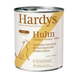Hardys Vital Huhn mit K&uuml;rbis & Birne Hunde-Nassfutter getreidefrei 6x800g