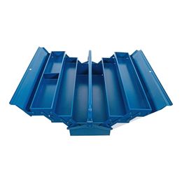 BGS-technic BGS Metall-Werkzeugkasten, leer, 530 x 200 x 200 mm, 5 F&auml;cher ; BGS technic (33002)