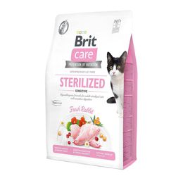 Brit Care GF Sterilized Sensitive Katzen-Trockenfutter getreidefrei 2kg