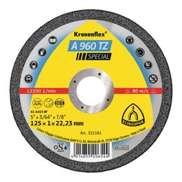 Klingspor A 960 TZ Trennscheiben, 125 x 1 x 22,23 mm gerade (322181)