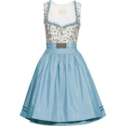 Kr&uuml;ger Kr&uuml;ger Collection Midi-Dirndl Jannika Wei&szlig;/Hellblau (Gr&ouml;&szlig;e: 36)