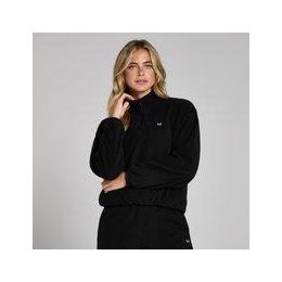 MP Damen Fleece mit 1/4-Rei&szlig;verschluss und Trichterkragen &ndash; Schwarz - XS