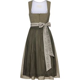 Kr&uuml;ger Kr&uuml;ger Collection Midi-Dirndl Valeska Schilf (Gr&ouml;&szlig;e: 44)