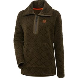 Parforce Active Damen Troyer Kuschelfleece Oliv (Gr&ouml;&szlig;e: 3XL)