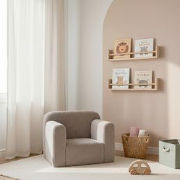 Kindersessel Bonny Teddystoff Beige