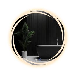 BADEZIMMERSPIEGEL Redick mit LED-Leuchte &Oslash;70 cm