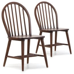 STUHL 2er-Set Clarck Nussbaum Farbe