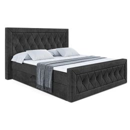 BOXBETT NOEL-Z - 120 x 200 - H4 - Schwarz