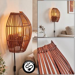 hofstein Cardeira Wandleuchte Schwarz, 1-flammig